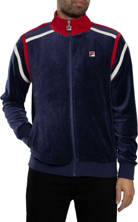 Fila Gabriele Trainingsjacke Mit Kontrasteinsatz, Blau