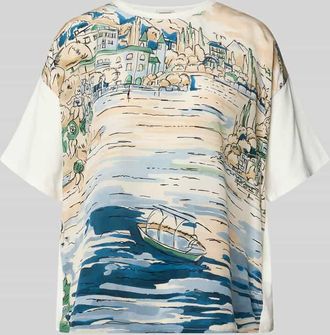 Max Mara Regular Fit T-Shirt aus reiner Seide Modell TERZO