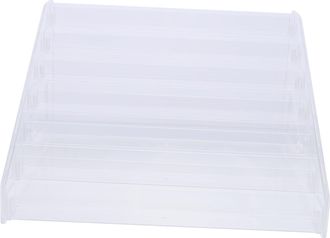 Pretyzoom Mobestech Siebenlagiges Make Up Organizer Display Rack Verschleißfest Kompakt und Leicht mit Erhöhtem für Lidschatten und Nagellack Multifunktionaler 