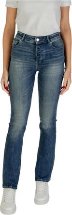 A|X Armani Exchange Femme, Jeans, Bleu, Taille: W28 L30 Jeans élégants à effet usé