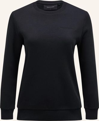 Peak Performance W Original Small Logo Crew Sweatshirtpullover schwarz