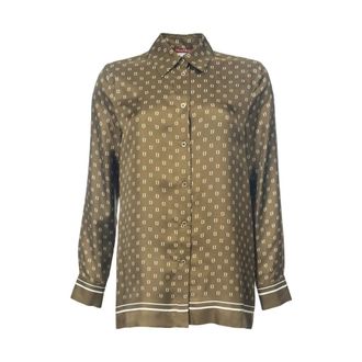 Max Mara Damen, Blusen & Hemden, Gr&uuml;n, 2XSGr&ouml;&szlig;e
