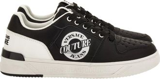 Versace Jeans Couture Homme, Chaussures, Noir, Taille: 43 EU Logo Baskets