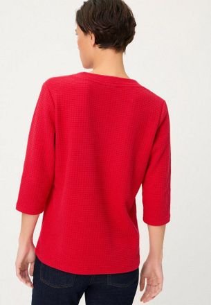 Olsen T-Shirt Shirt mit strukturierter Jacquard-Optik