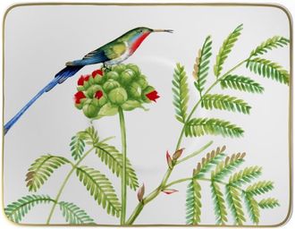 Villeroy & Boch Amazonia rechteckige Kaffee-Untertasse, Edles Geschirr aus Premium Bone Porzellan, 17 x 14 cm