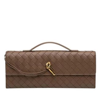 Bottega Veneta Pre-owned Leder clutches - - Pre-owned - Damen - Braun - ONE SIZE