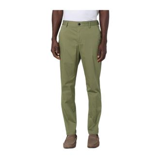 HUGO BOSS Gr&uuml;ne Baumwoll-Chinos - - Trousers - Herren - Gr&uuml;n - L
