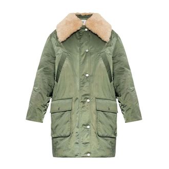 Baum Und Pferdgarten Parka &agrave; col roul&eacute; isol&eacute;e Daimi - Femme - Manteaux - Vert - Taille: 34 FR