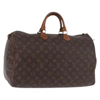 Louis Vuitton Pre-owned Sac &agrave; main en toile Monogram - Femme - Pre-owned - Brun - Taille: ONE Size