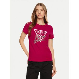 Guess T-Shirt W5RI10 I3Z14 Rot Regular Fit