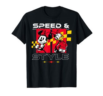 Disney Racing Minnie & Daisy Speed & Style Race Car Drivers T-Shirt