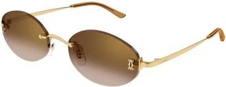 Cartier CT0592S002 Sunglasses - Gold