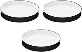 Wilmax England Wilmax WL-991352/A Porzellan Speiseteller mit Rollrand, Weiss, 28cm Durchmesser