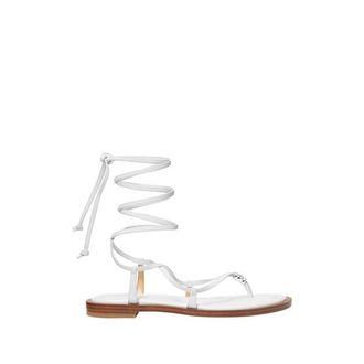 Michael Kors Sandales &agrave; lacets Khloe en cuir travaill&eacute;