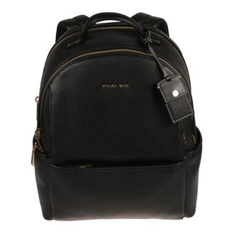 Michael Kors Sable Medium Rucksack aus genarbtem Leder - - Bags - Damen - Schwarzk - ONE SIZE