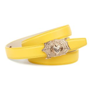 Anthoni Crown Damen K4Spa.F20 Gürtel, Gelb (Gelb 022), 6611 (Herstellergröße: 75)