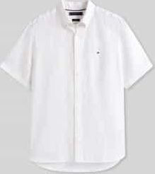 Tommy Hilfiger Regular Fit Kurzarmhemd aus reinem Leinen
