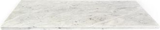 Saniclass Saniclass Dia Plan sous vasque 120cm 2 trous pour siphon, sans trous de robinet pierre naturelle Marbre