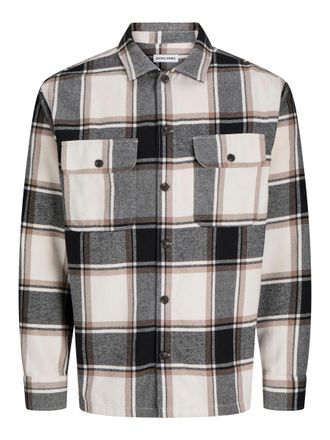 Jack & Jones Jjecharge Overshirt Ls Sn Pls - Plus Size