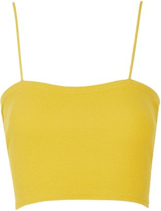 8 by YOOX ORGANIC COTTON JERSEY CROP TOP