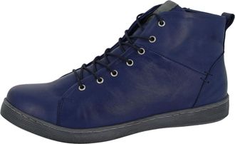 Andrea Conti Damen High Top Sneaker, astralblau/anthrazit, 40 EU