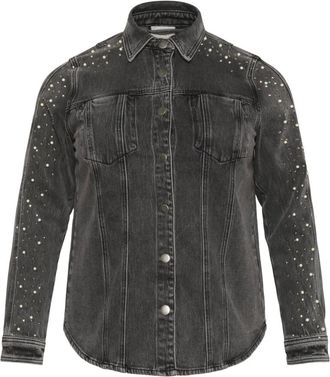 Kaffe Curve Femme, Vestes, Gris, Taille: 46 FR Veste en jean