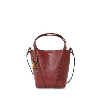 Chlo&eacute; Sac &agrave; main Spin en cuir de veau