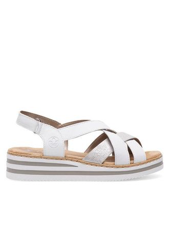 Rieker Sandalen V0279-80 Wei&szlig;