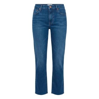 Frame Denim Le High Straight Raw After - - Jeans - Damen - Blau - W25
