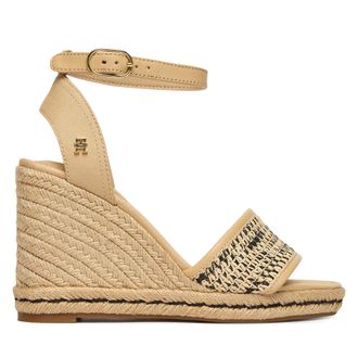 Tommy Hilfiger Espadrilles Tommy Hilfiger High Wedge Espad FW0FW09471 Hellbeige