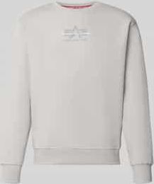 Alpha Industries Regular Fit Sweatshirt aus Baumwoll-Mix mit Label-Detail