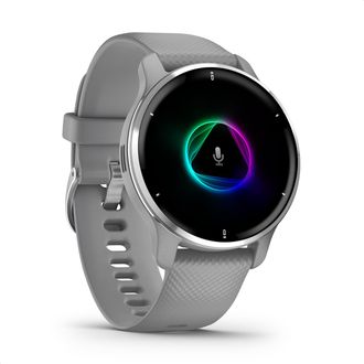 Garmin Venu 2 Plus - GPS-Fitness-Smartwatch mit Bluetooth Telefonie und Sprachassistenz. Ultrascharfes 1,3 AMOLED-Touchdisplay, Fitnessfunktionen, Music Pay