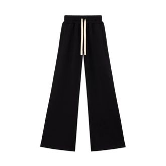 Palm Angels Curved Logo Sweatpants - - Trousers - Damen - Schwarzk - M
