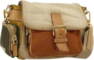 Prada Sac bandouli&egrave;re vintage doccasion - Femme - Pre-owned - Beige - Taille: ONE Size