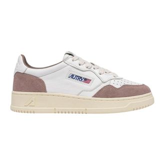 Autry Femme, Chaussures, Beige, Taille: 39 EU Medalist Low Leather Baskets