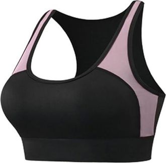 Generic Soutien-gorge de sport rembourr&eacute; pour femme, grande taille, dos rembourr&eacute;, fitness, course &agrave; pied, jogging, yoga, violet, 4XL