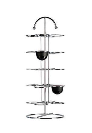 Cosy & Trendy 596094 Gusta-Dolce Gusto Kapselhalter, 20 Caps, D14,5 x H33 cm, Eisen