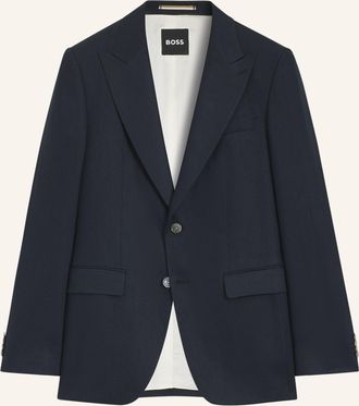 HUGO BOSS Blazer H-Hutson-Peak-262 Slim Fit blau