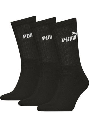 Puma Freizeitsocken PUMA, Herren, Gr. 35-38, schwarz, Obermaterial: 80% Baumwolle, 16% Polyester, 3% Polyamid, 1% Elasthan, unifarben, elastisch, Socken, A