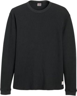 Levi's Ls RLX Thermal Tee T-Shirt, Manches Noir minéral, S Hommes