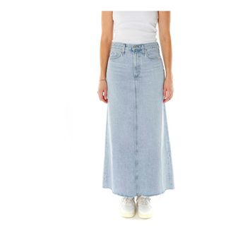 A Gold E Hilla Skirt - - Skirts - Damen - Blau - W24
