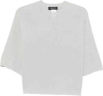 Fabiana Filippi Femme, Pulls, Gris, Taille: 36 FR Tricots ras du cou