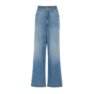 Maison Margiela Femme, Jeans, Bleu, Taille: 32 FR Jeans patchwork
