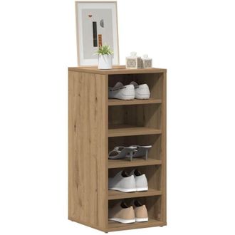 vidaXL vidaXL Schuhschr&auml;nke 2 Stk. Artisan-Eiche 32x35x70 cm Holzwerkstoff