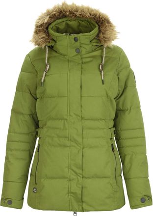 G.I.G.A. DX Damen Adda Casual Funktionsjacke In Daunenoptik Mit Abzippbarer Kapuze, Moos, 36