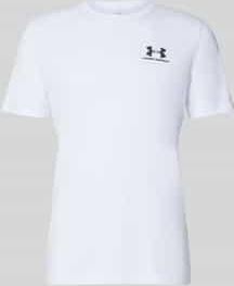Under Armour Regular Fit Sport-T-Shirt aus Baumwoll-Mix
