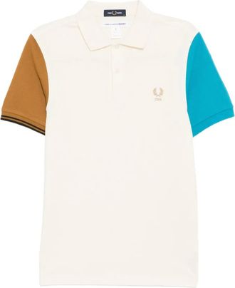 Comme Des Garçons x Fred Perry polo colour block à manches courtes - Bleu