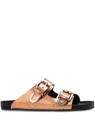 Iro sandales en cuir - Rose