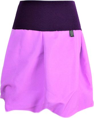 dunkle design Ballonrock Rock A-Linie Rot Lila Pink Rosa (DE/NL/SE/PL, Numerisch, 42, 44, Regular, Regular, Flieder Lila)