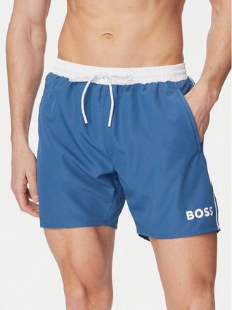 HUGO BOSS Badeshorts Starfish 50514429 Blau Regular Fit